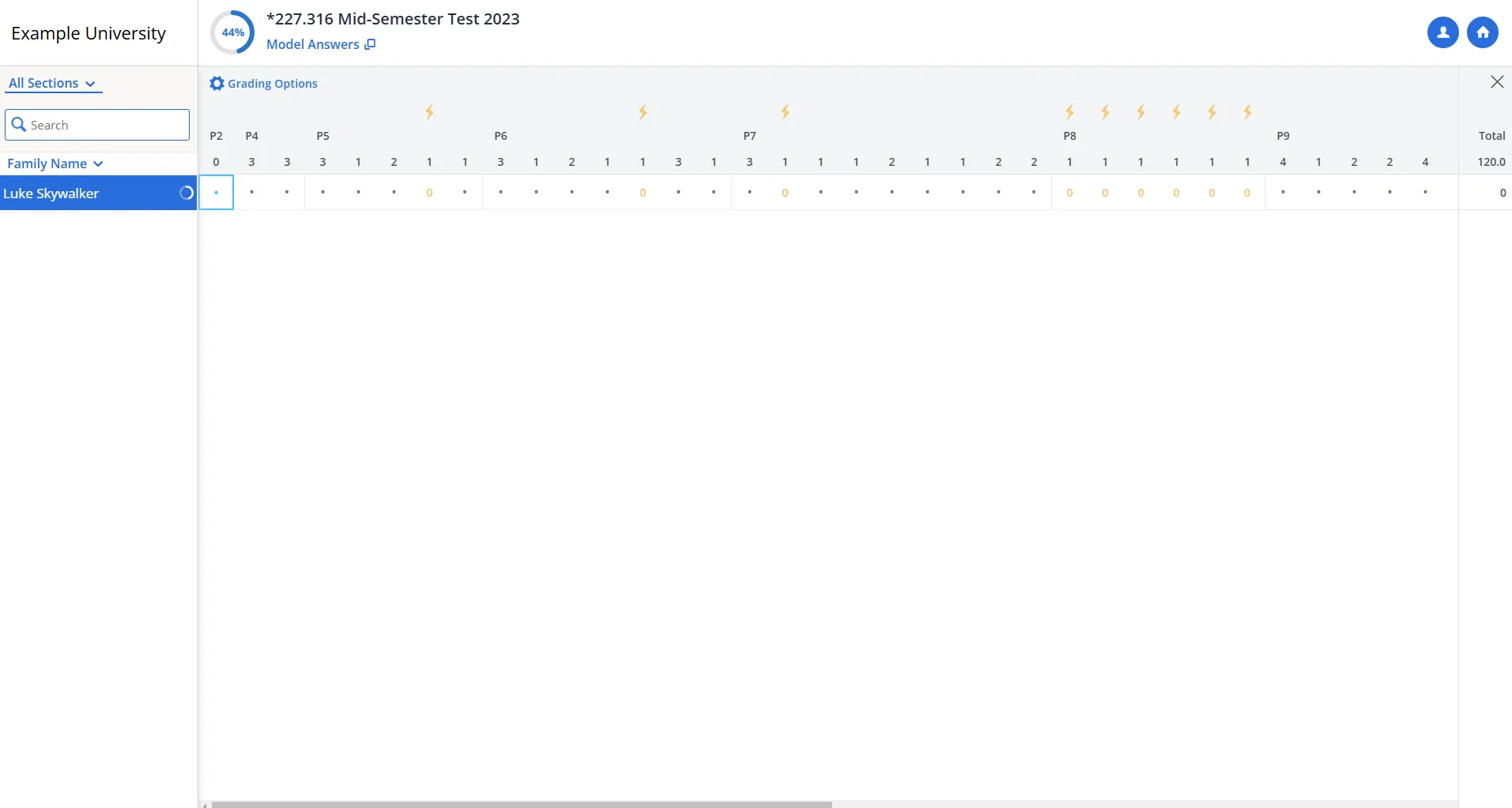 View Model Answers for Lessons in Lt as an Instructor | ADInstruments
